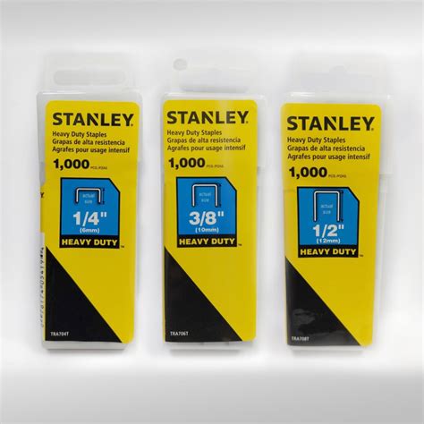 Stanley T150 Heavy Duty Staples 6 10 12mm 1000 Staples