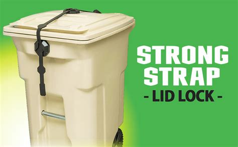 Secure Your Garbage Can Strong Strap Lid Lock Learn More Blazer Brand