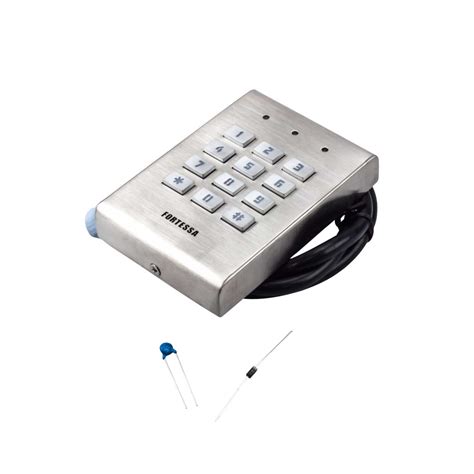 Fortessa Surface Mount Keypad Stainless Steel Ftk1 Cef