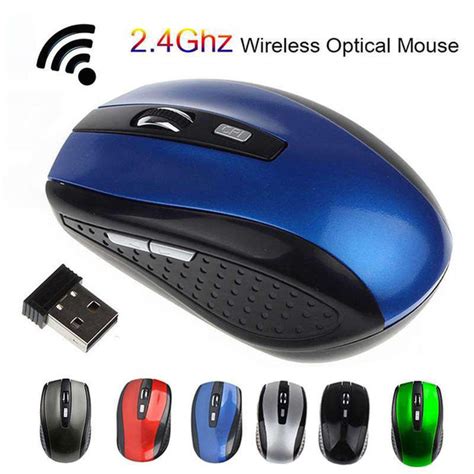New Portable 2 4g Wireless Mouse Optical 6 Buttons 1200dpi Mice For