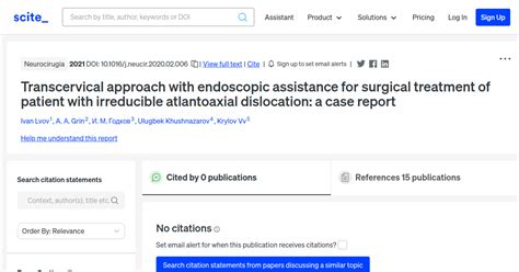 Transcervical Approach With Endoscopic Assistance For Surgical