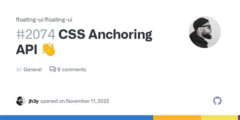 CSS Anchoring API Floating Ui Floating Ui Discussion GitHub