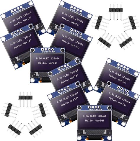 10 Pieces I2C OLED Display Module OLED Display India Ubuy