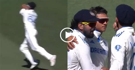 Watch Yashasvi Jaiswal Takes Reflex Catch To Dismiss Marnus Labuschagne In Pink Ball Test