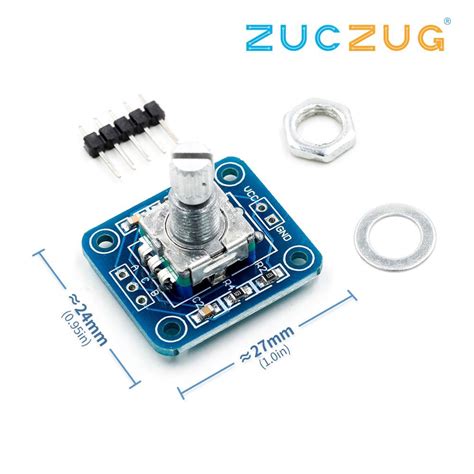 Rotary Encoder Module For Arduino Brick Sensor Development Audio Rotating Potentiometer Knob