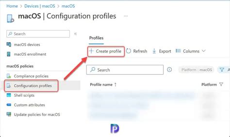 disable software update notifications on macos using intune
