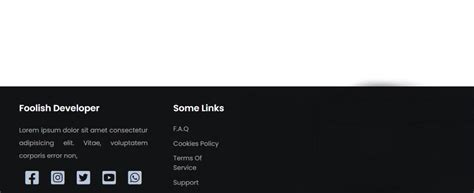 Responsive Footer Design Using HTML CSS Foolishdeveloper Com