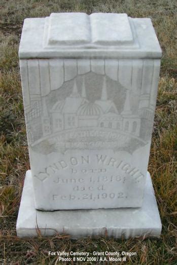 Lyndon Wright 1818 1902 Homenaje De Find A Grave