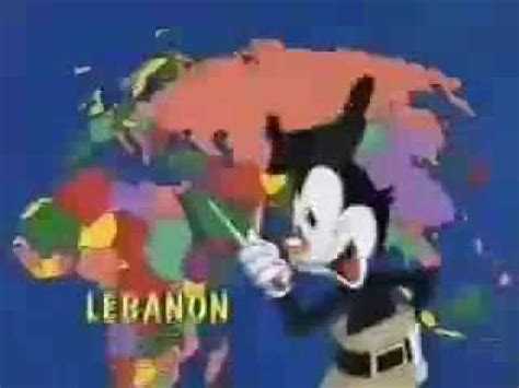 Animaniacs Yakko World Song Nations Of The World Youtube