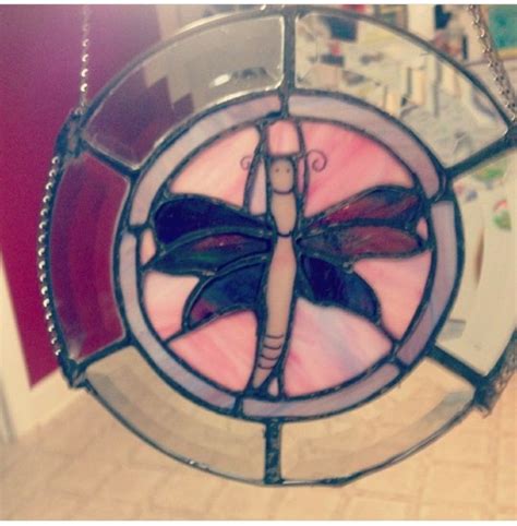 Dragonfly Stained Glass Tattoo