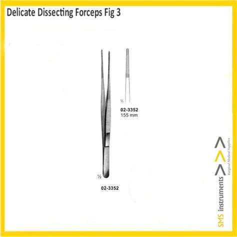 Delicate Dissecting Forceps 155 Mm Surgical Tool By Nazmed