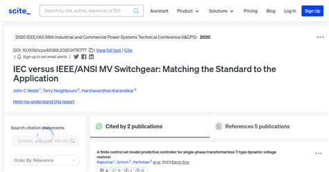 Iec Versus Ieee Ansi Mv Switchgear Matching The Standard To The