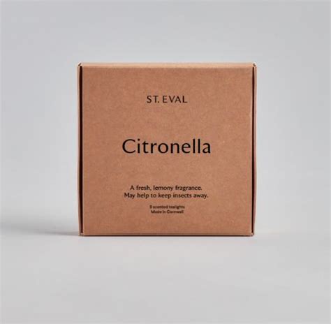St Eval Citronella Tealights The Richard Harvey Collection
