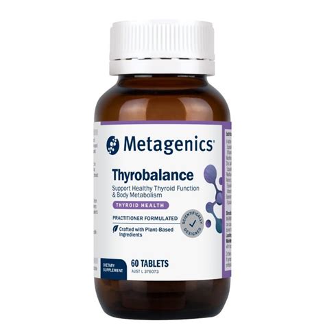 Metagenics Thyrobalance Tab X 60 Buy Online In Australia Chemist Direct