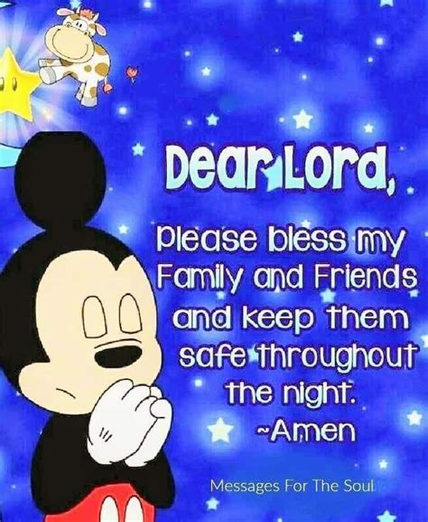 Pin By Cc Hoehn On Mickey Good Night Prayer Good Night Blessings