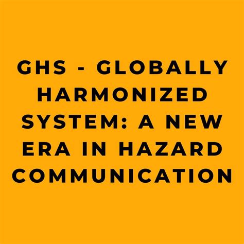 Osha Globally Harmonized System Ghs Hazard Communication Pictograms Osha Globally Harmonized System Ghs Hazard Communication Pictograms