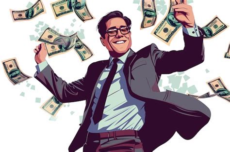 Premium Vector Business Attire Man Wearing Glasses