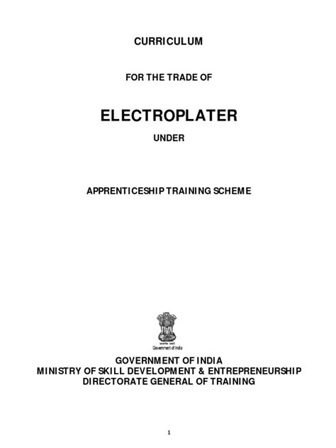 Electroplater Pdf Chromium Apprenticeship Electroplater Pdf Chromium Apprenticeship