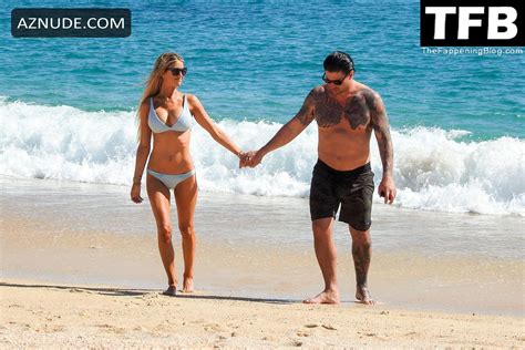 Christina Haack Sexy Seen Flaunting Her Hot Body In A Bikini At The Beach In Cabo Aznude