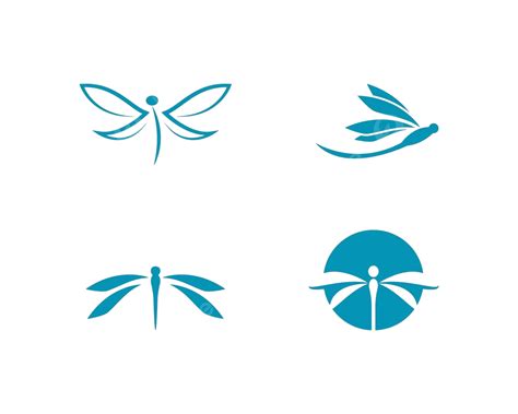 Dragonfly Logo Vector Shape Art Line Vector Shape Art Line Png And