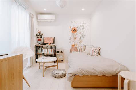 鮮やかな色づかいがうまくまとまる 畳の一人暮らしインテリア goodroom journal