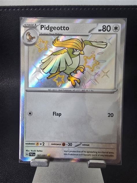 Pokemon Tcg Pidgeotto Shiny Card Hobbies And Toys Toys And Games On Carousell
