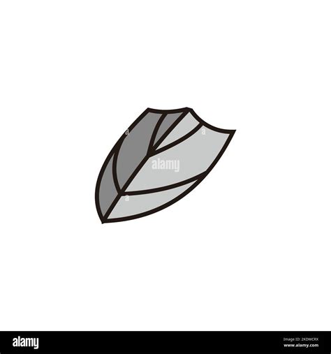 Outline Shield Shadow 3d Flat Symbol Vector Stock Vector Image And Art Alamy