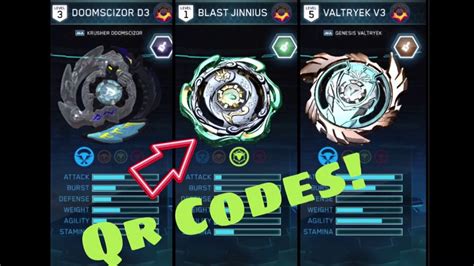 Blast Jinnius Valtryek V3recolour And Doomscizor D3 Qr Codes Youtube