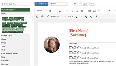 Easy Word Html Pdf Export From Jira And Microsoft Word Atlassian Marketplace