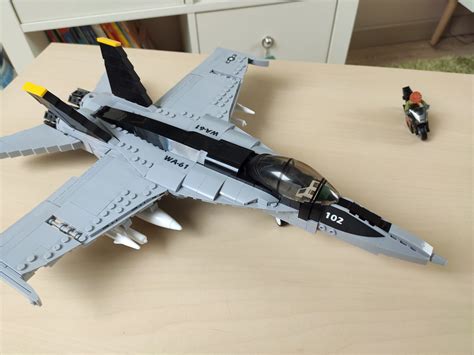 Top Gun Maverick Us Navy Fa 18 Lego Compatible Airlive