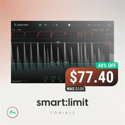 Smartlimit By Sonible 40 Off Only 7740🚀 Rplugindeals