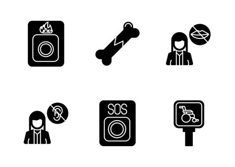 Accessibility Vector Icon Set 17358180 Vector Art At Vecteezy