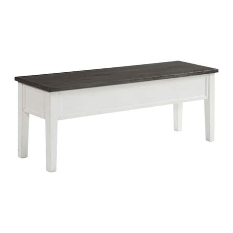 Picket House Furnishings Jamison Gray Dining Bench Backless With Storage 50 In Dky300sbn The