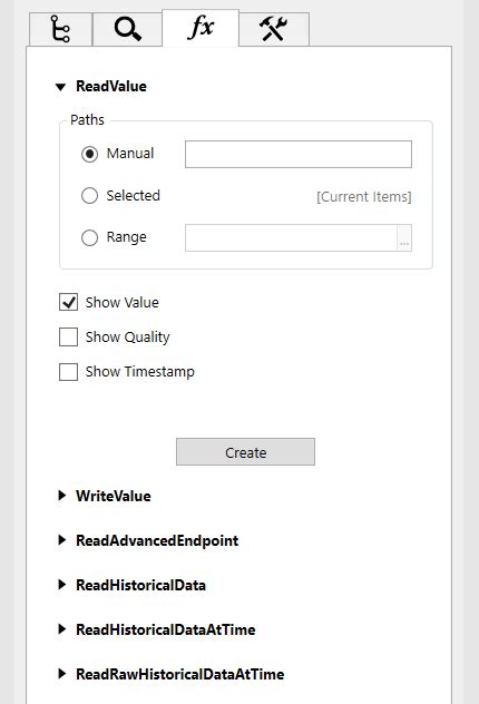 The Functions Tab