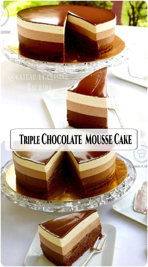 Triple Chocolate Mousse Cake Artofit