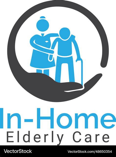 Elderly Care Logo Royalty Free Vector Image Vectorstock