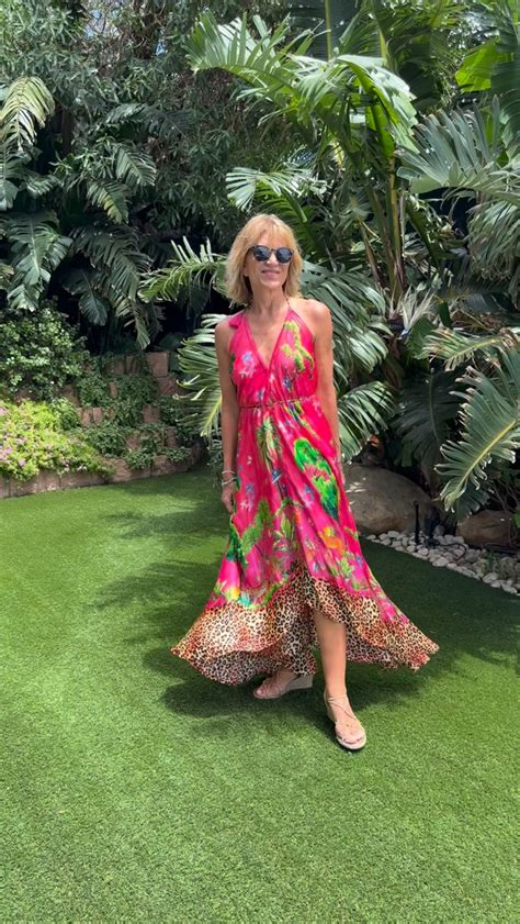 Turn Heads In This Show Stopping Mantaram Print Halter Maxi A