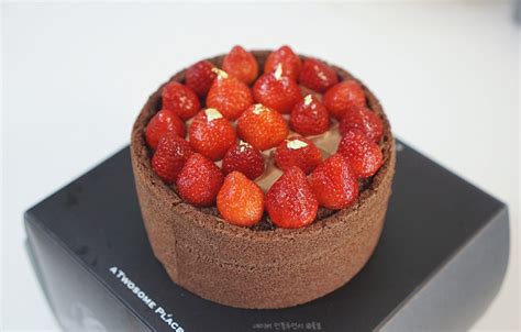 투썸플레이스 케익 스트로베리초콜릿생크림 케이크 네이버 블로그