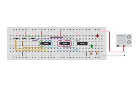 Circuit Design Full Adder Using Nand Gate Tinkercad