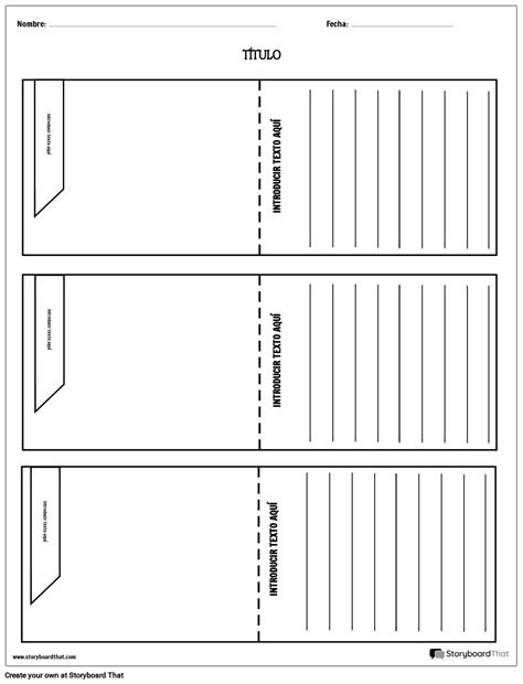 Plantilla De Tarjetas De Vocabulario Storyboard