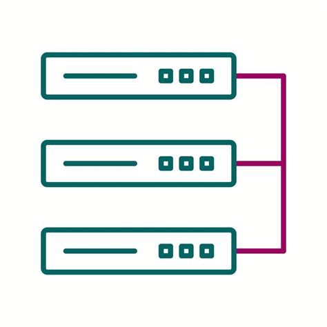 Unique Data Center Vector Line Icon 16963446 Vector Art At Vecteezy