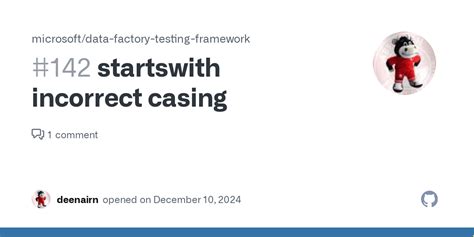 startswith incorrect casing · issue 142 · microsoft data factory