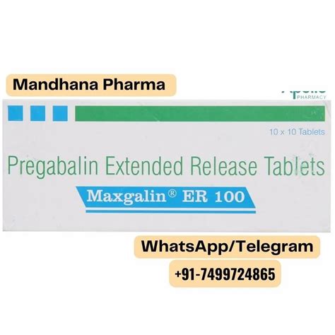 Pregabalin Extended Release Tablets 150 Mg At Rs 320box In Nagpur