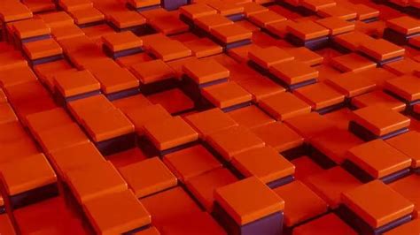 3d Render Abstract Animated Background With Multicolor Elements Seamless Loop Modern Satisfying