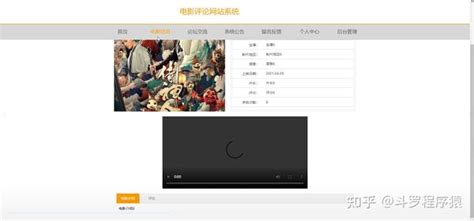 基于springboot的电影评论网站的设计与实现 知乎