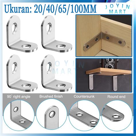 Jual Ambalan L Plat Siku Plat L Penyangga Siku L Besi Cm Braket Bracket Siku Penyangga Besi