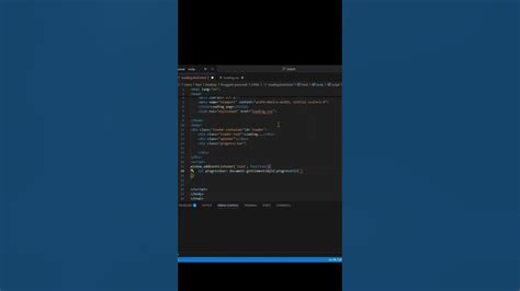 ⚡ Next Level Animated Loading Screen 🤯 Shorts Coding Frontendcourse Programming Youtube
