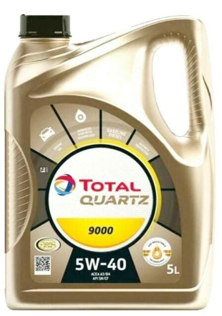 Total Quartz 9000 5W40 Engine Oil for BMW Ll01 - 5L for sale online | eBay