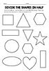 Divide The Shapes In Half By Teaching Terakoya TPT