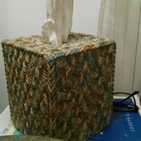 Christmas Sampler Red New Tissue Box Cover Handmade Plastic Canvas Boutique Size Etsy